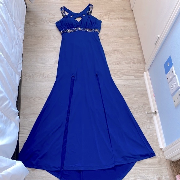 Sequin Hearts | Dresses | Formal Prom Dress Leg Slit Open Back | Poshmark